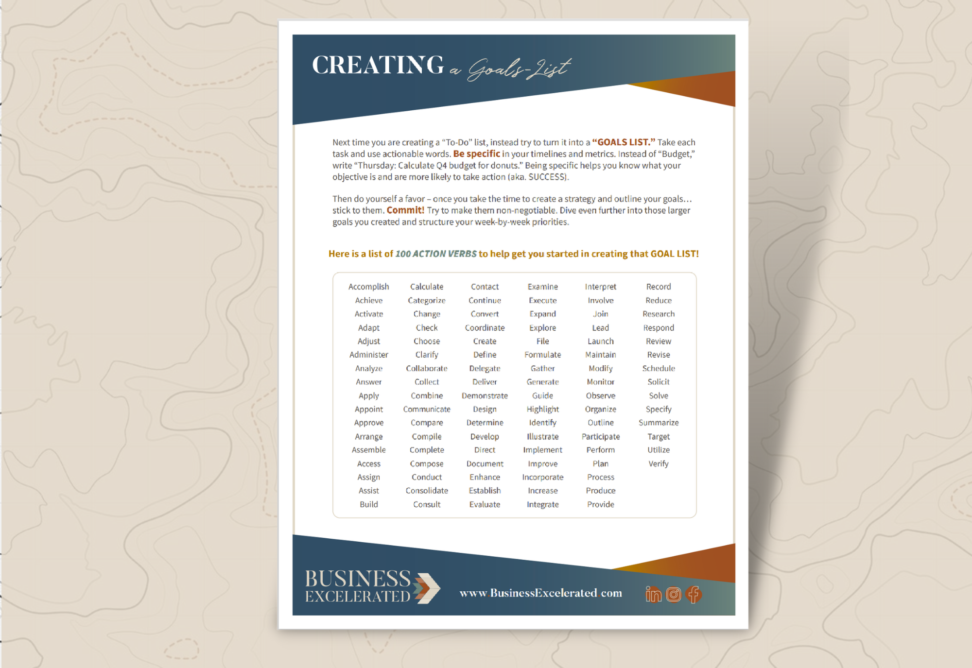 Downloads - Business Excelerated